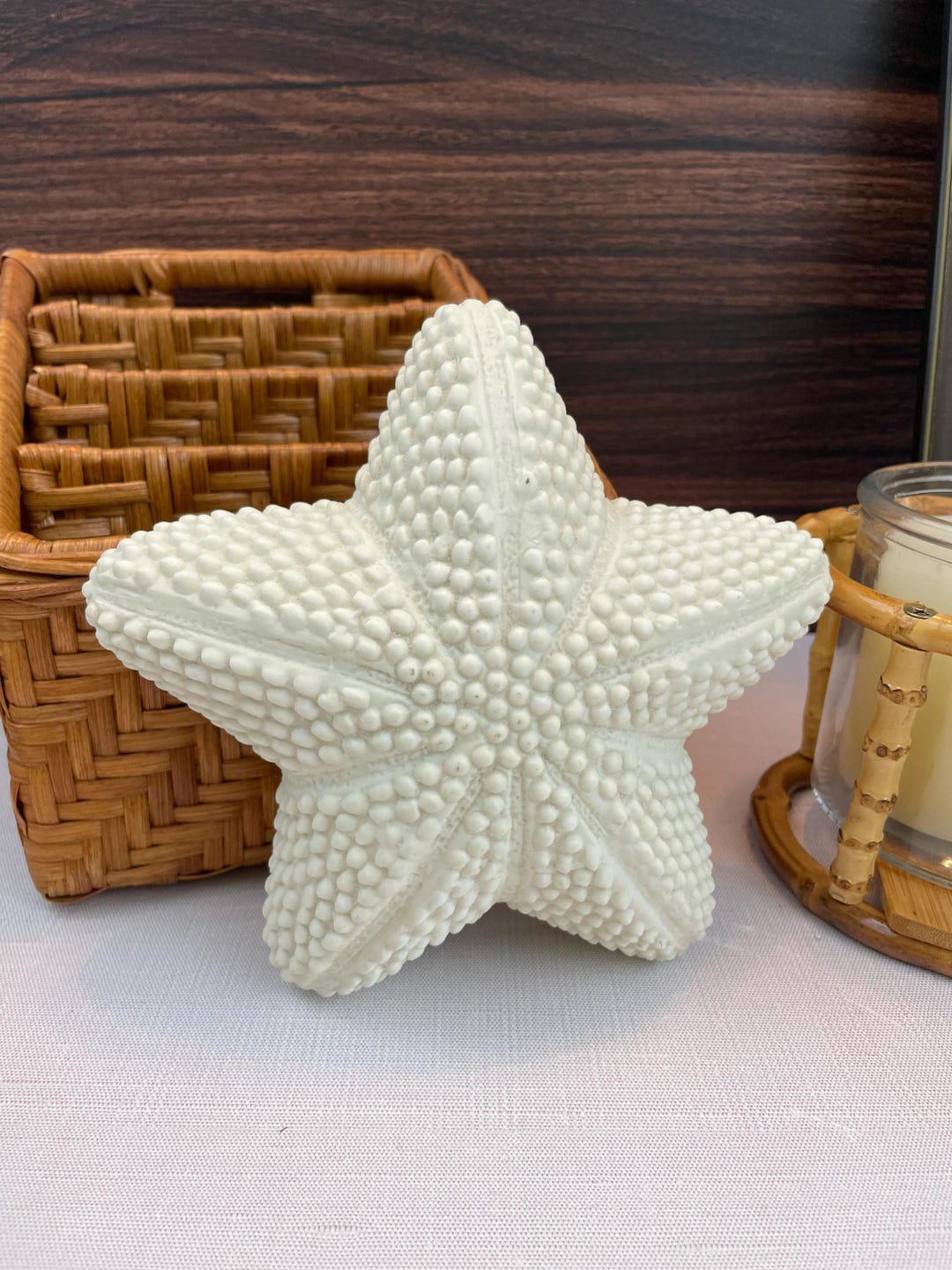Vintage Ceramic Starfish Figurine: Knobby White Nautical Decor - Etsy