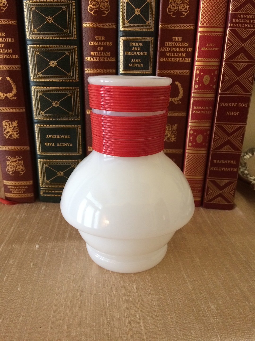 Vintage Mckee Hottle Glasbake Coffee Jar Vintage Milk Glass Coffee ...