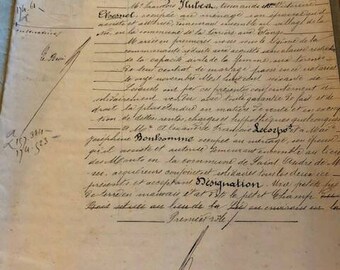 French script paper | Etsy