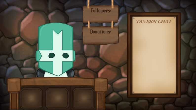 Medieval Knight Renaissance Twitch Streaming Overlay Theme | Multiple ...