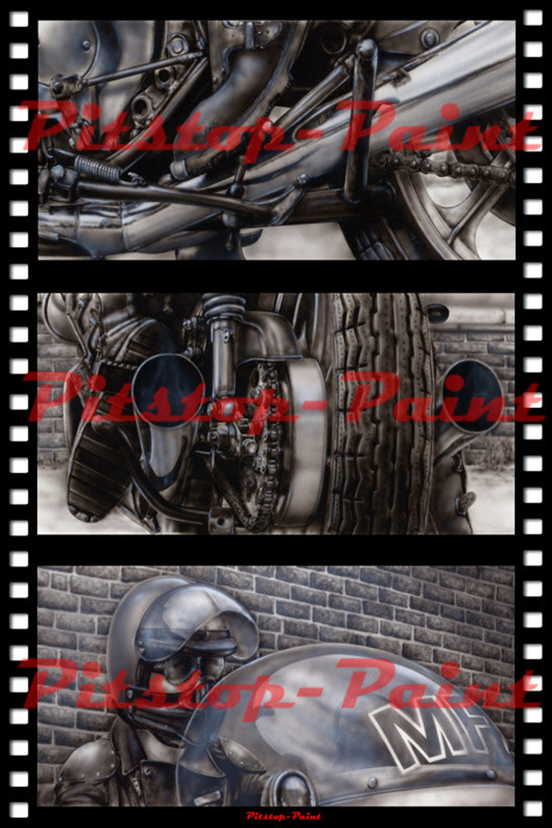 Mad Max, Goose Collage - A1 Canvas Print From Airbrushed Artwork - Etsy