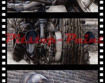 Johnny 5 Short Circuit A1 Canvas Print From Airbrushed - Etsy