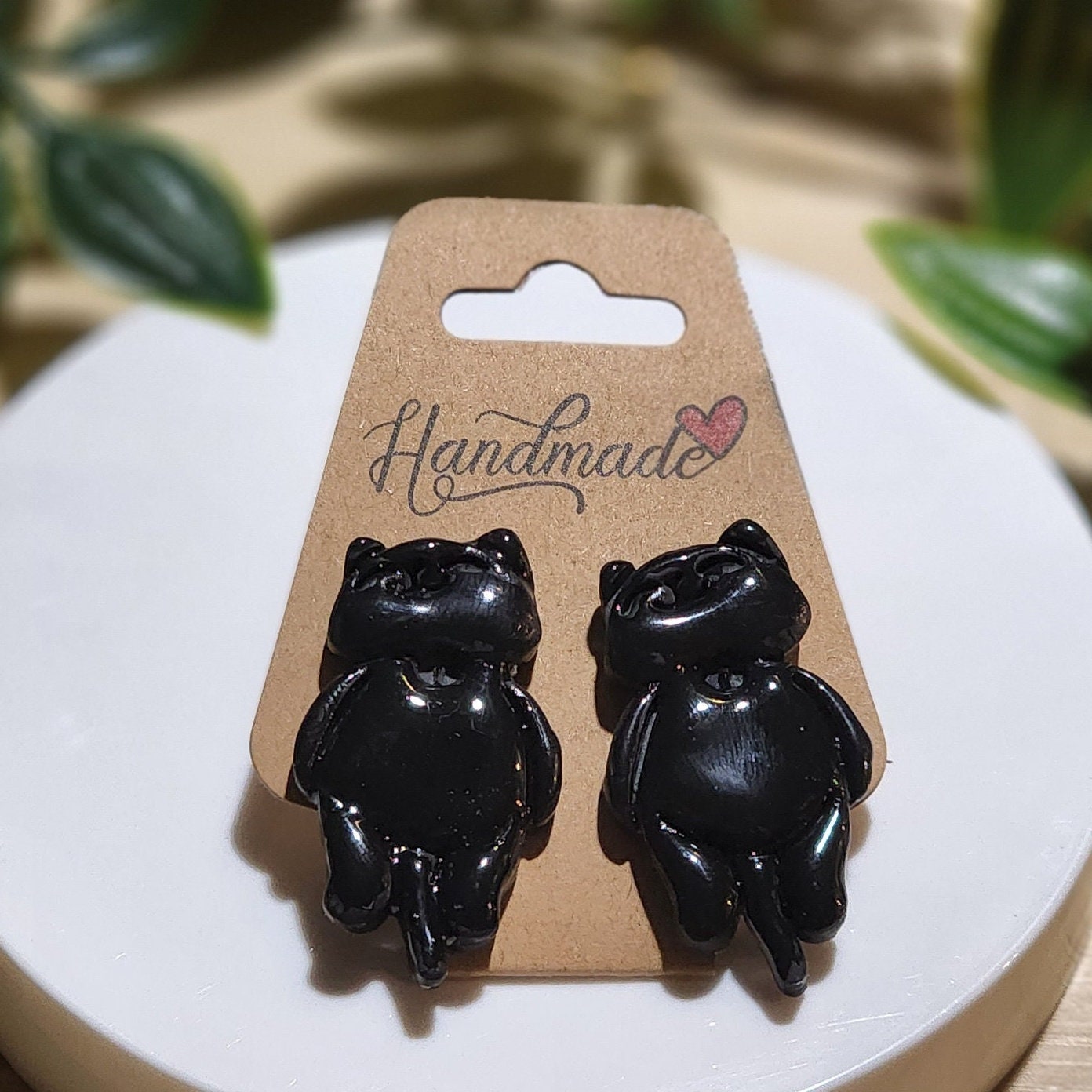 The Cat Collection 2 Handmade Clay Cat Earrings - Etsy