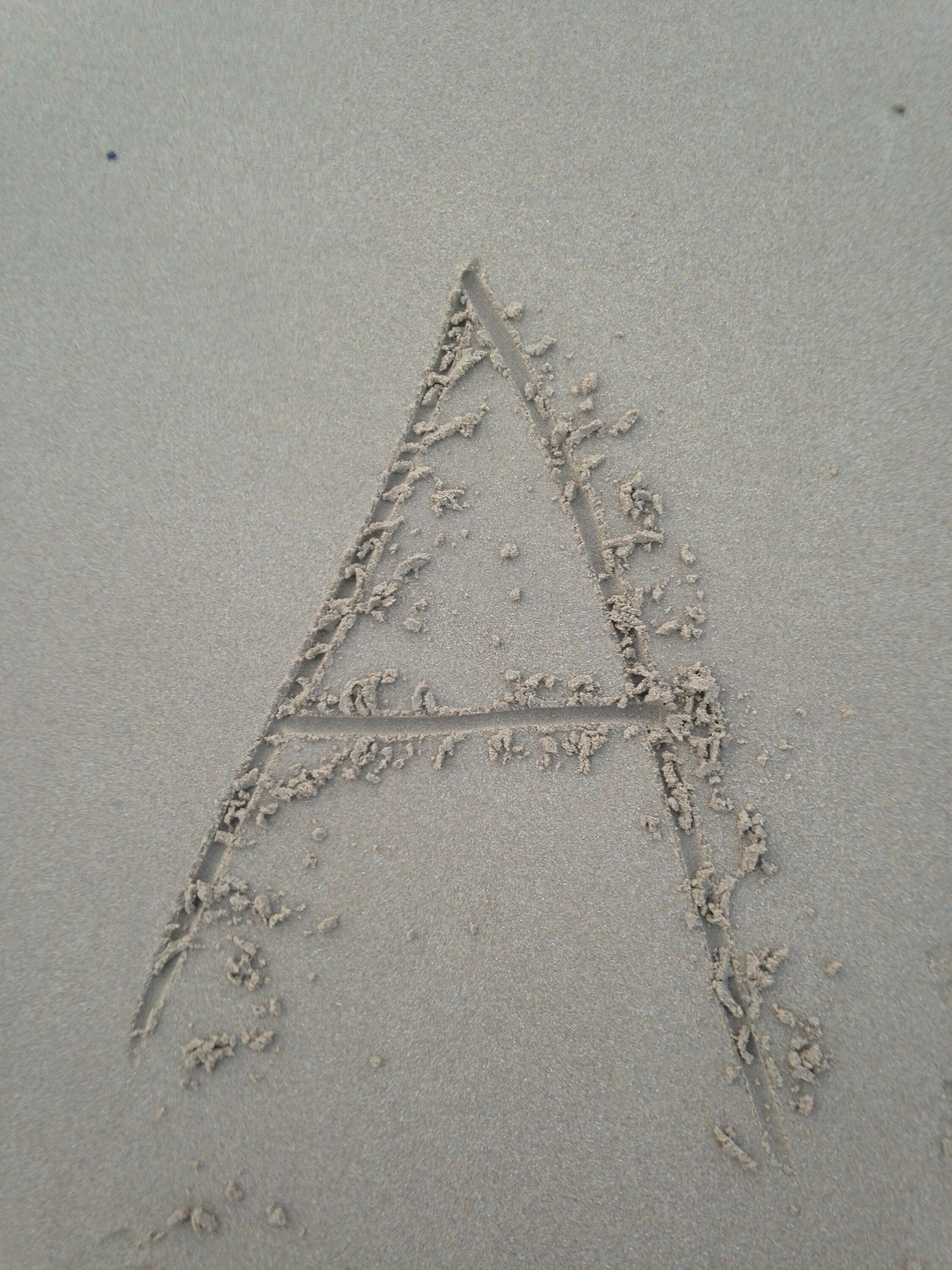 Alphabet Photos, Written in Sand, Capital Letters/uppercase, Pdf ...