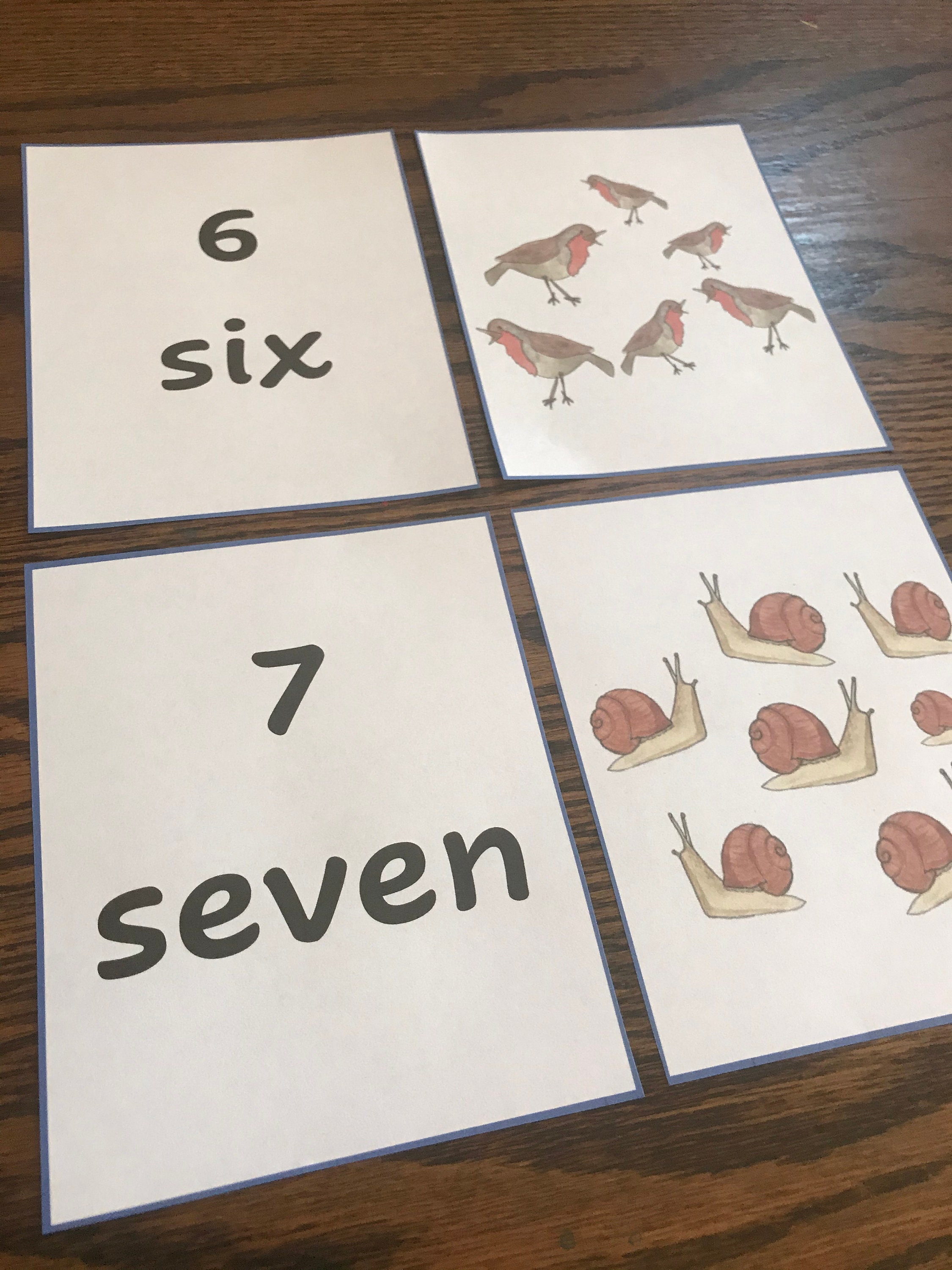 Number Counting Cards 1-10 and Counting Activity Sheets With ...
