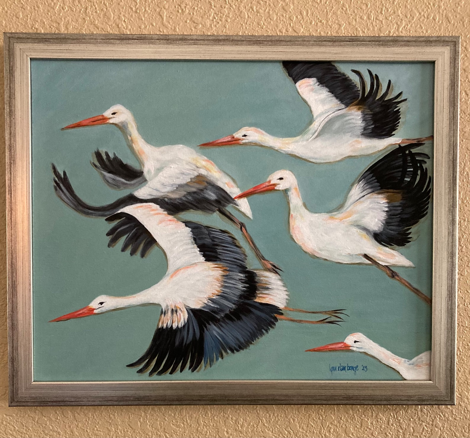 Cranes in Flight - Etsy