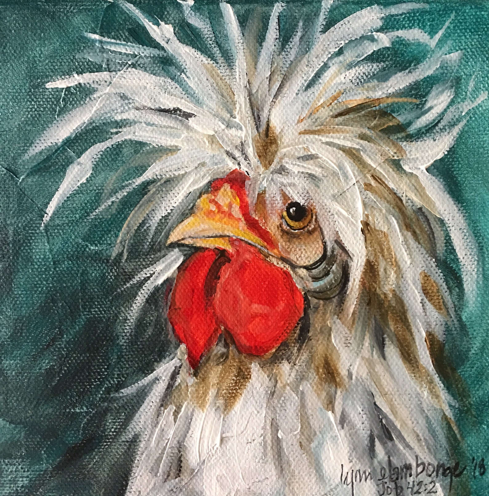 Howard rooster Painting | Etsy