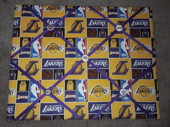 Los Angeles Lakers Themed Memory Board With Matching LA Lakers - Etsy