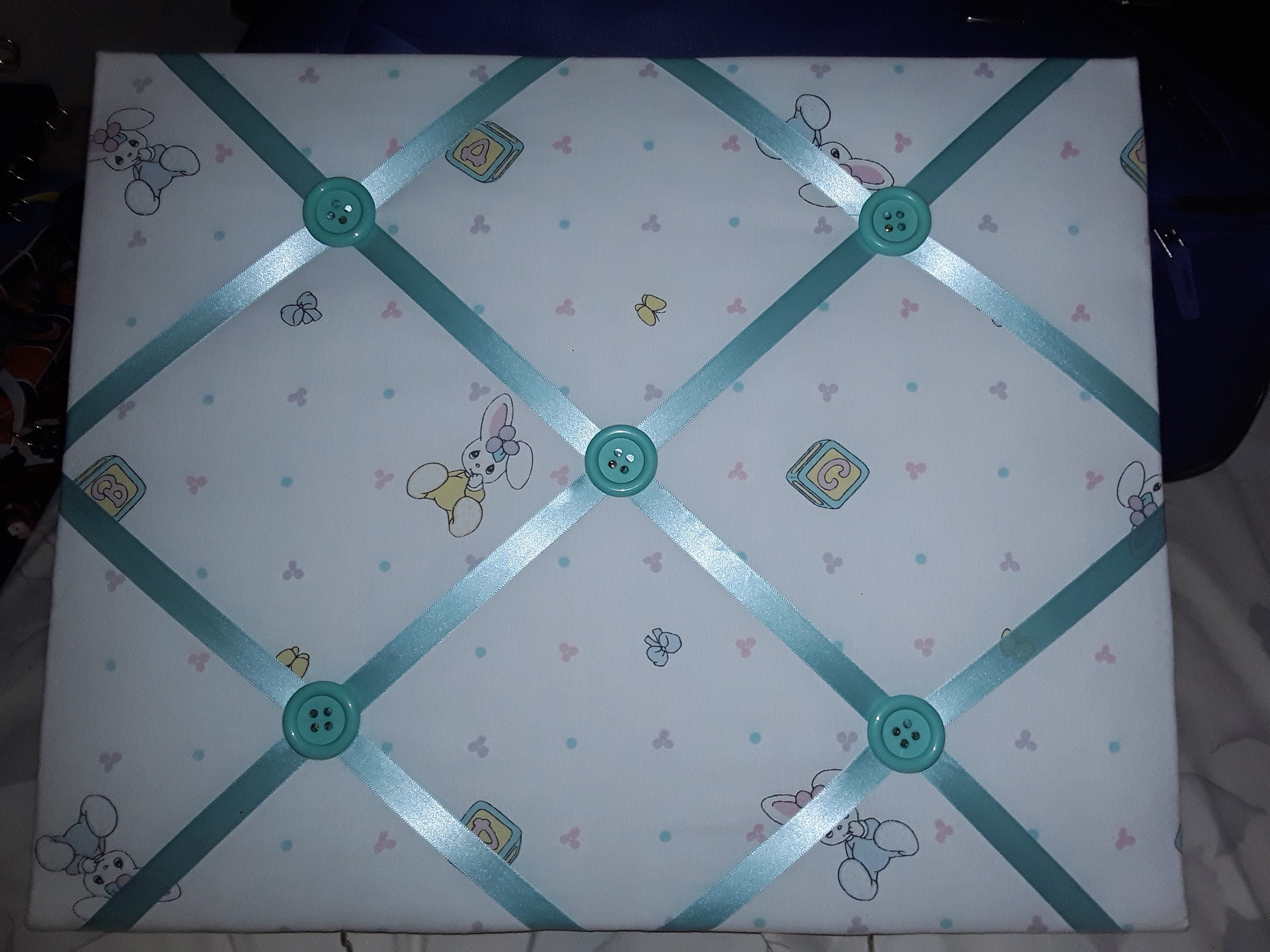 Cute Baby Bunny Themed Memory Board - Etsy