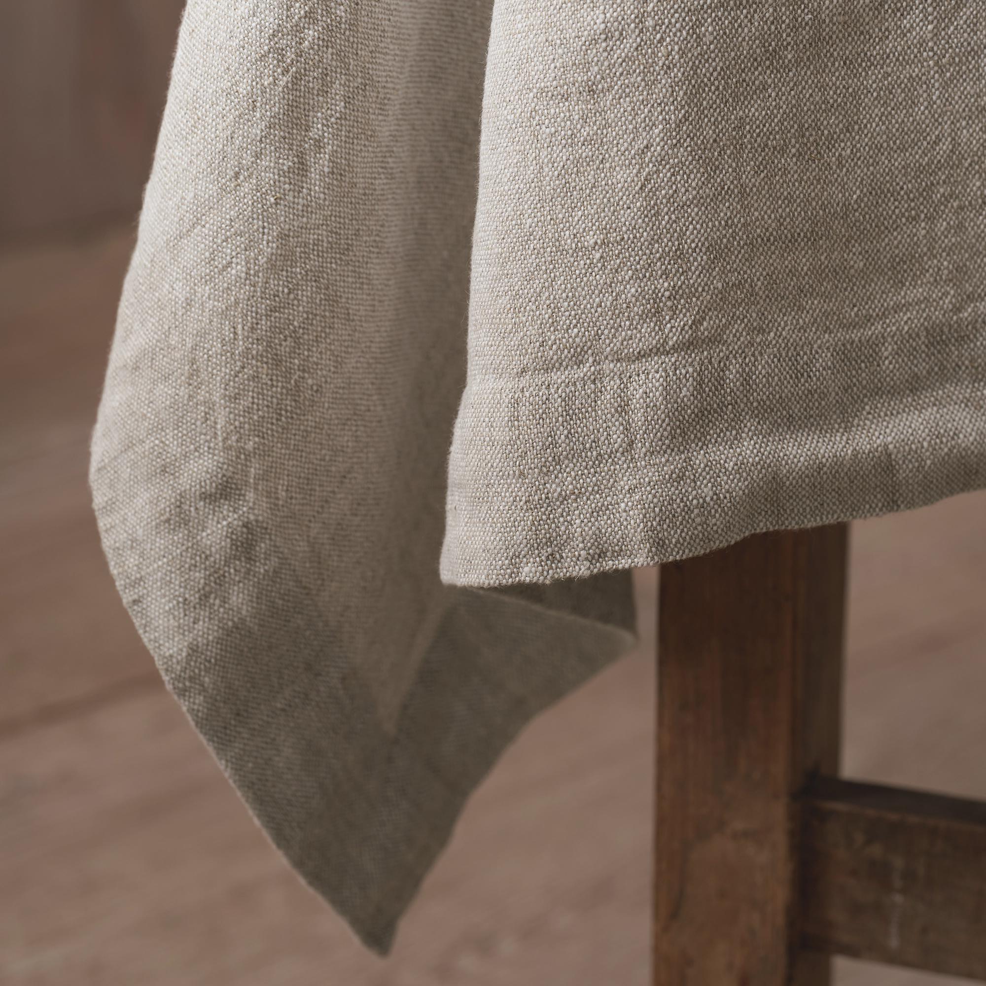 30 COLORS 100% Pure Linen Linen Tablecloth in Various Colors. Round ...