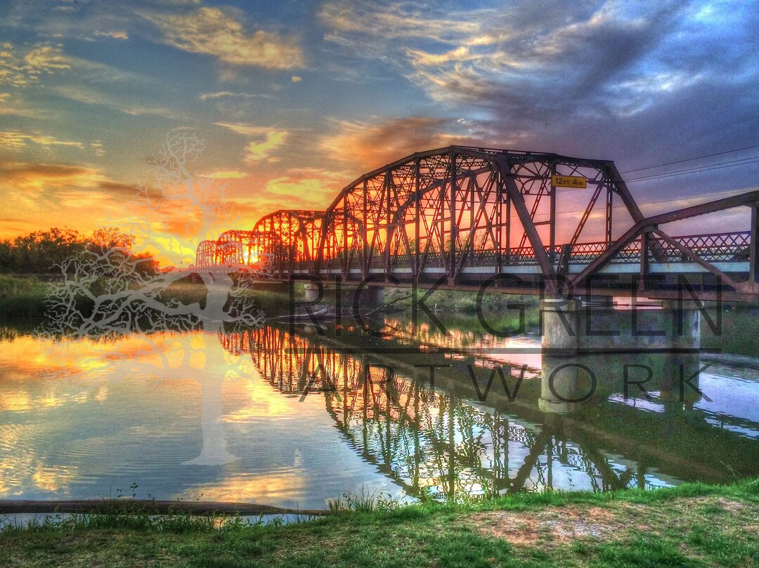 Route 66 Bridge at Lake Overholser - Etsy