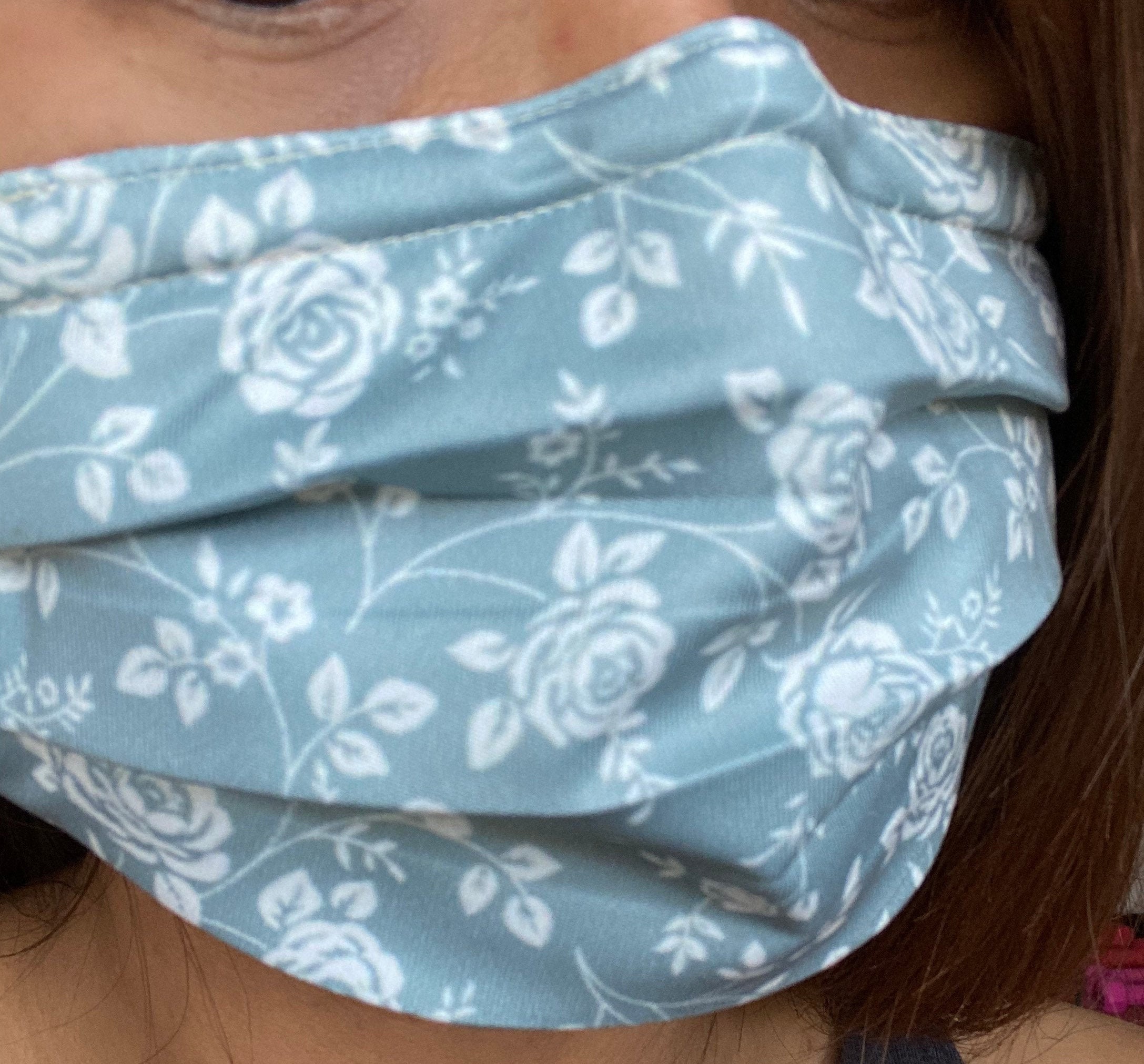 Nose wire face mask 3 layers face mask Cotton face mask | Etsy