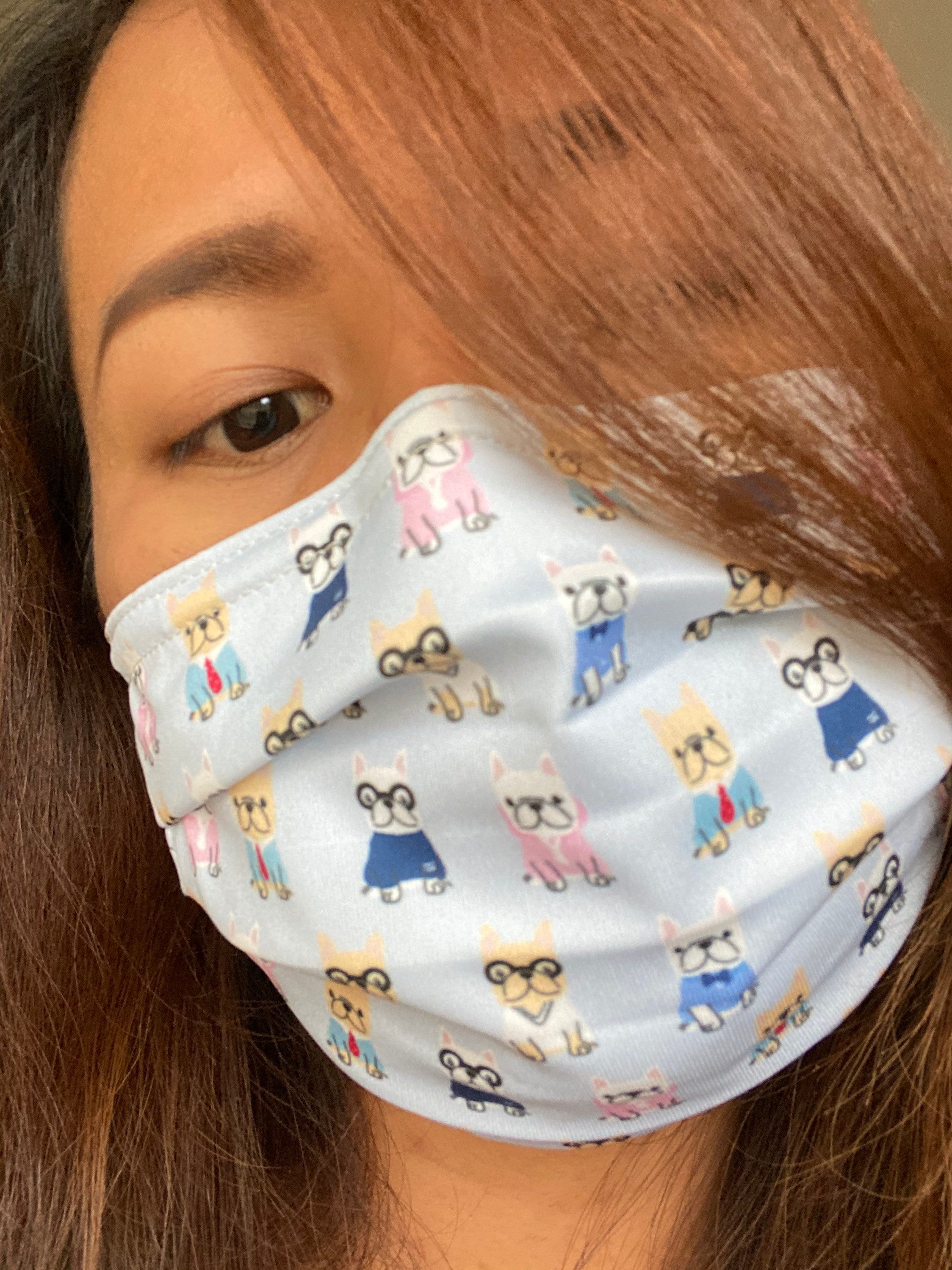 Nose wire face mask 3 layers face mask Cotton face mask | Etsy