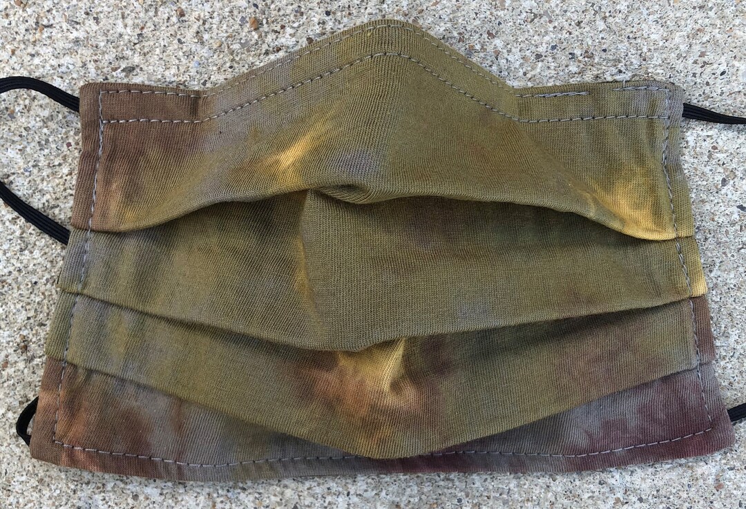 Nose Wire Face Mask- Hand Tie Dyed - Unique Face Mask - Jersey Cotton ...