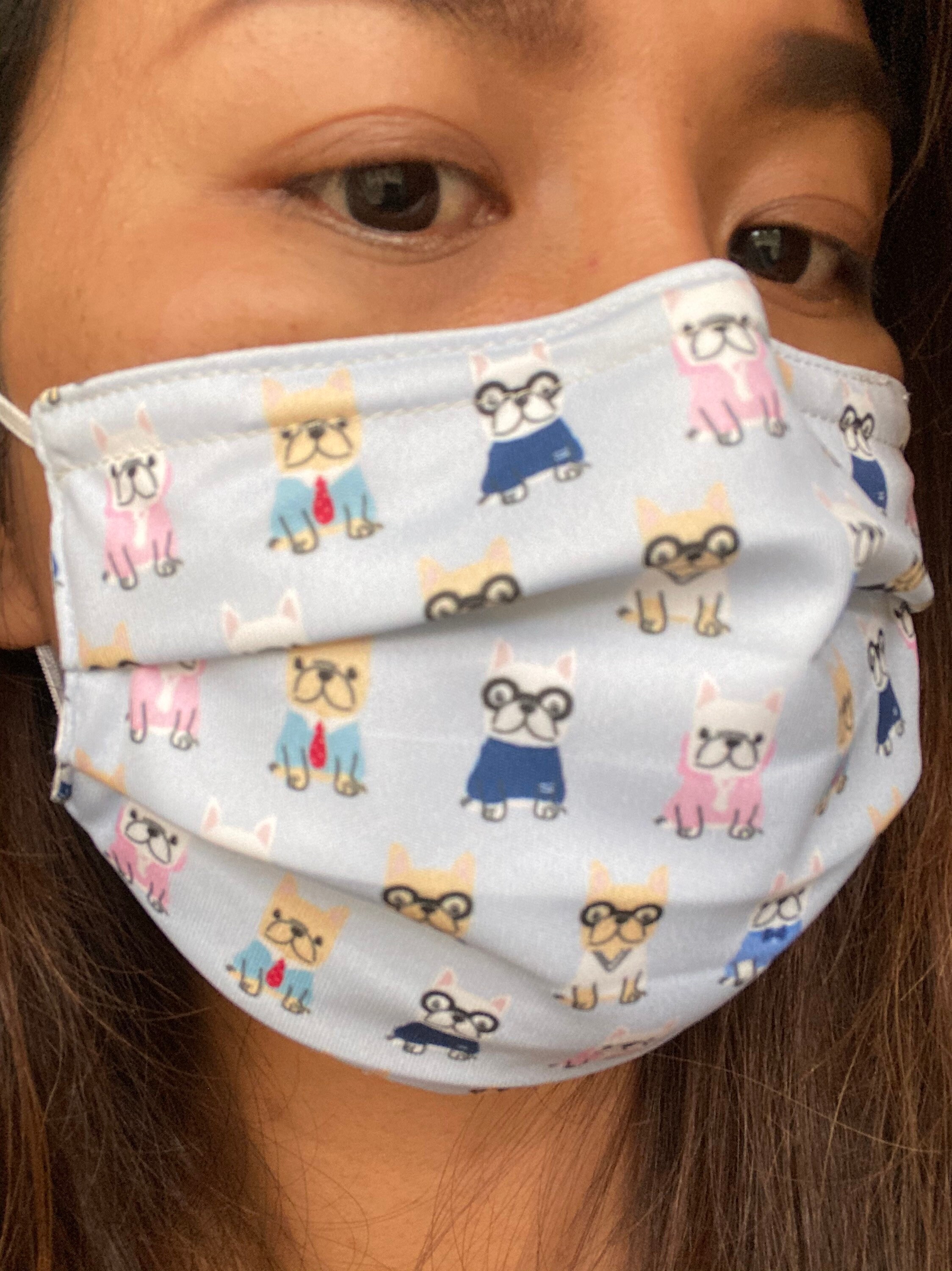 Nose wire face mask 3 layers face mask Cotton face mask | Etsy