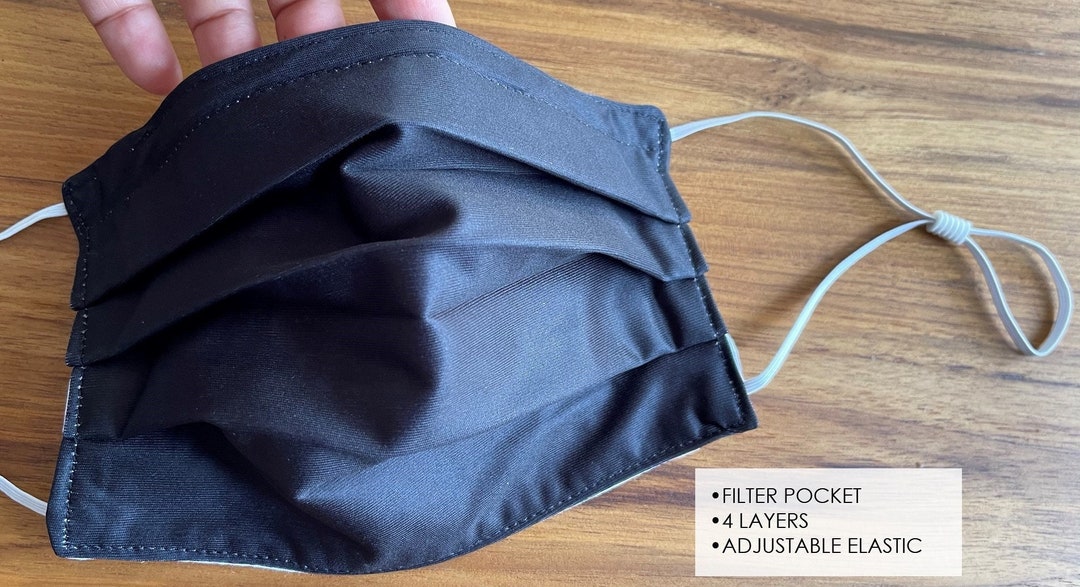 FOUR Layer Adjust Strap Nose Wire Face Mask - 4 Layer Face Mask ...