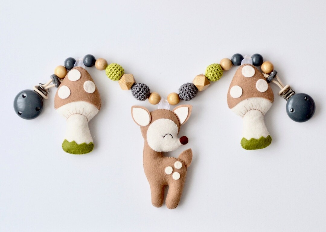 Stroller Chain From 100% Wool Felt Pram Chaim - Etsy UK