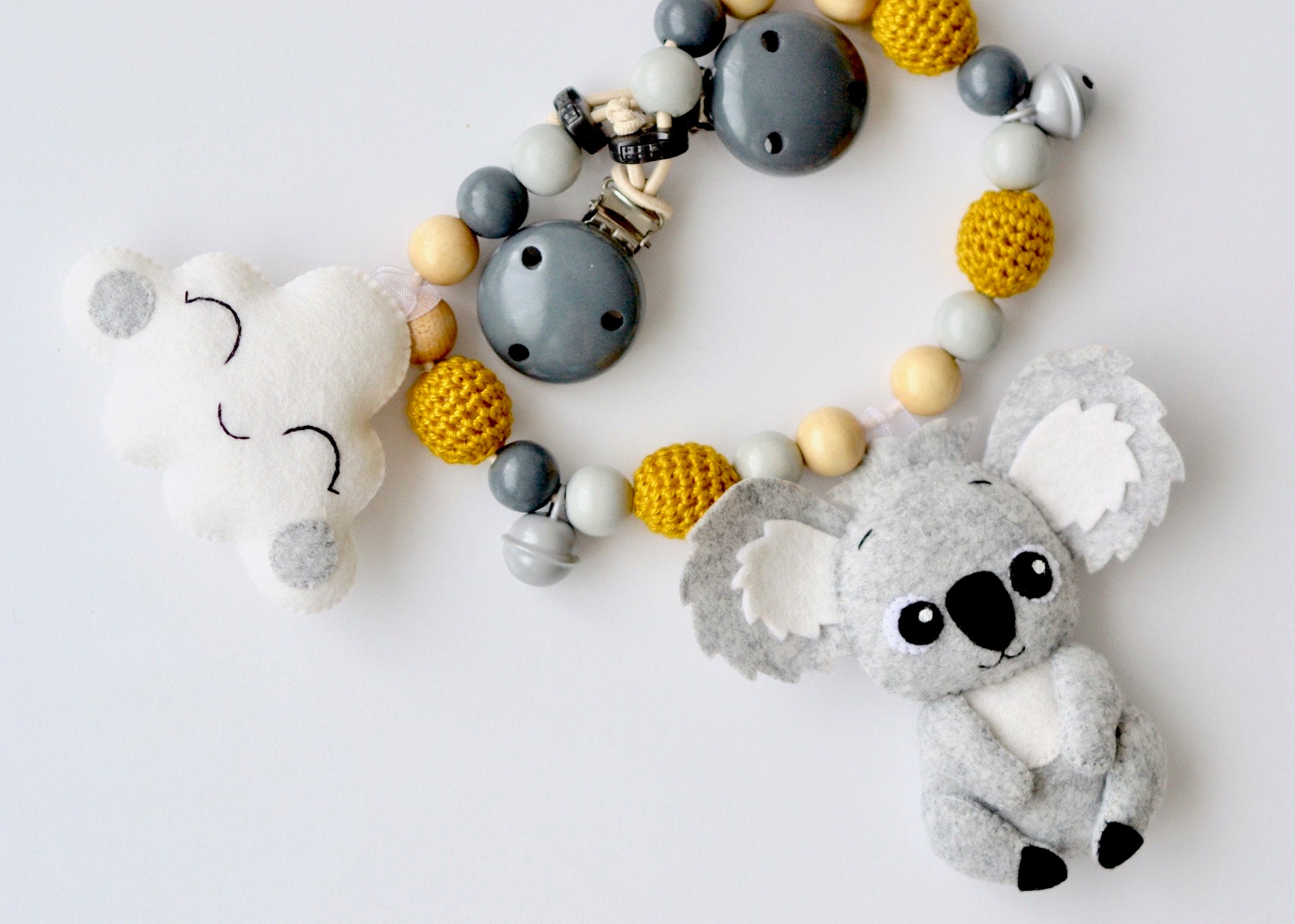 Stroller Chain koala Stroller Chain From 100% - Etsy