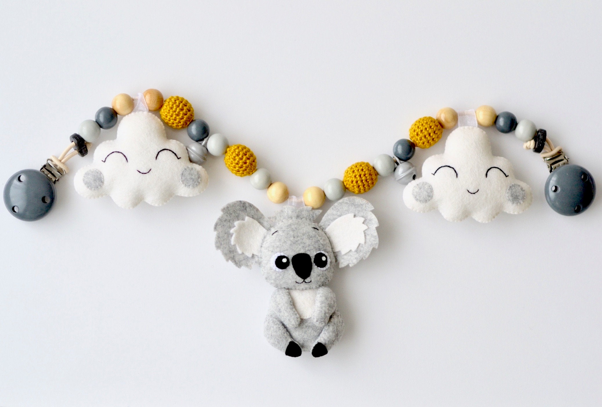 Stroller Chain koala Stroller Chain From 100% - Etsy