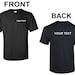 Custom Front & Back Print T-shirt: Personalized Unisex Tee - Etsy