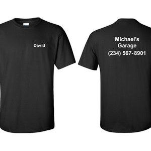 Custom Front & Back Print T-shirt: Personalized Unisex Tee - Etsy