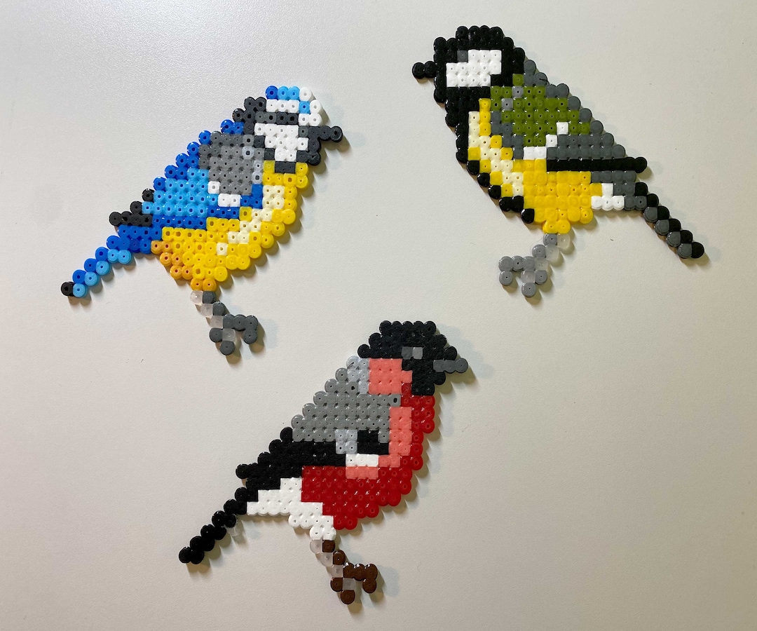 Forest Birds Perler Template - Etsy