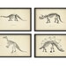 Dinosaur Wall Art Decor - Dinosaur Print - Dinosaur Skeleton - Dinosaur ...