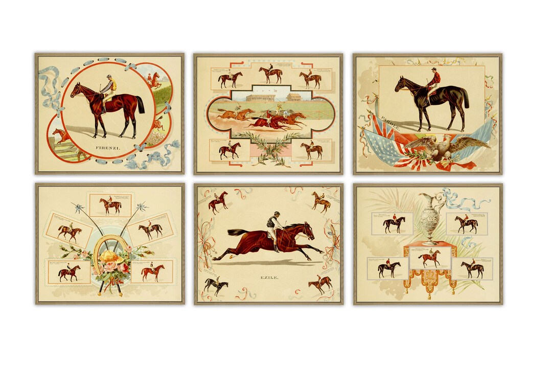 Horse Decor, Jockey Rider, Horse Racing, Wall Decor, Equestrian Decor ...