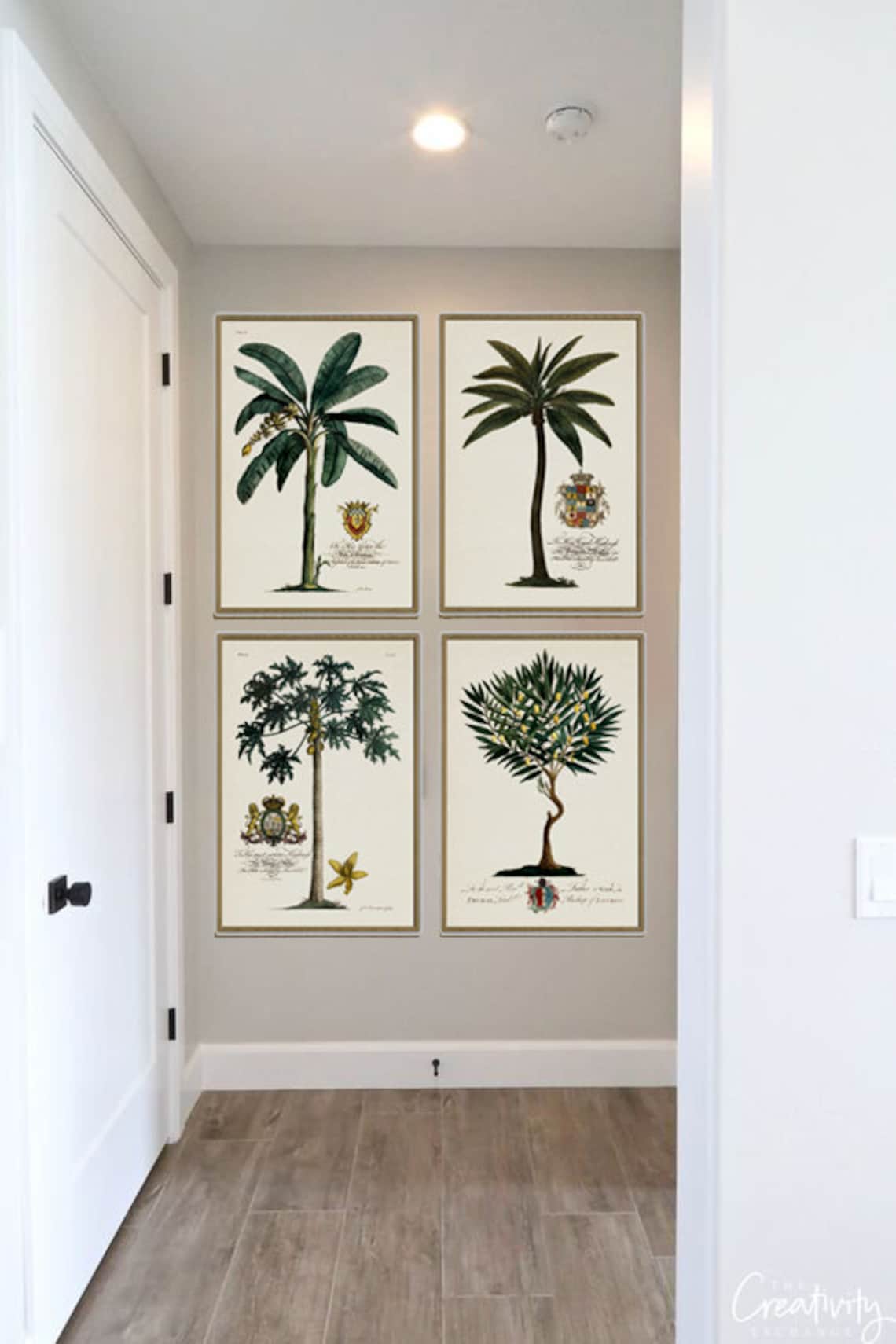 Palm Tree Print Set, Palm Posters, Wall Art Decor, Botanical ...