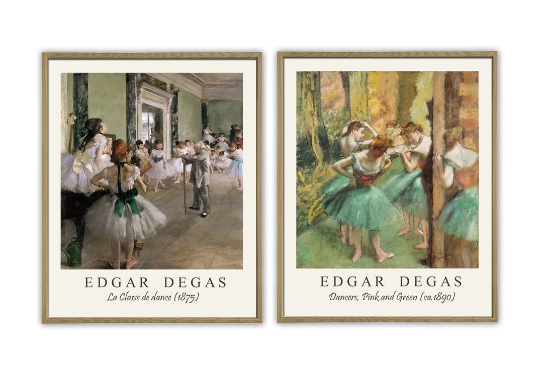 Ballet Print Edgar Degas Ballet Dancer Wall Hanging, Edgar Degas French ...