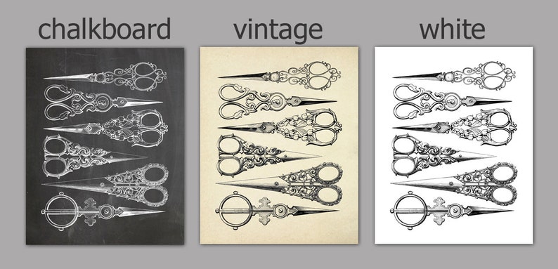 Scissors Print Scissors Wall Art Decor Scissor Poster | Etsy