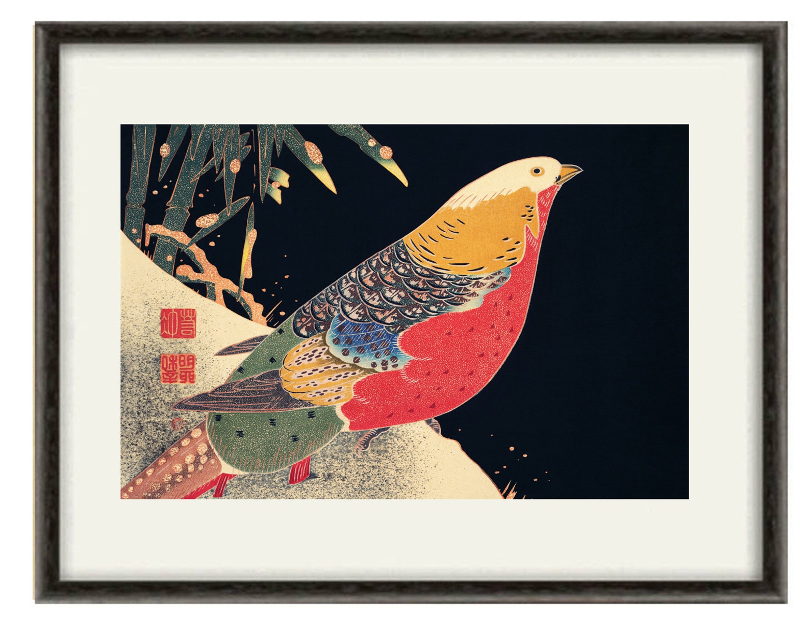 Bird Print, Parrot Print Japan Art Ito Jakuchu Bird Art Print Japanese ...