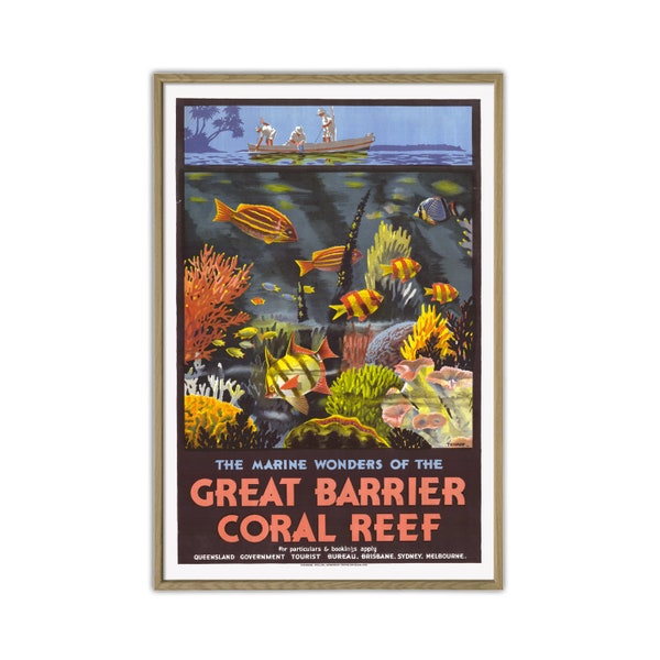 Vintage Coral Reef Posters - Etsy
