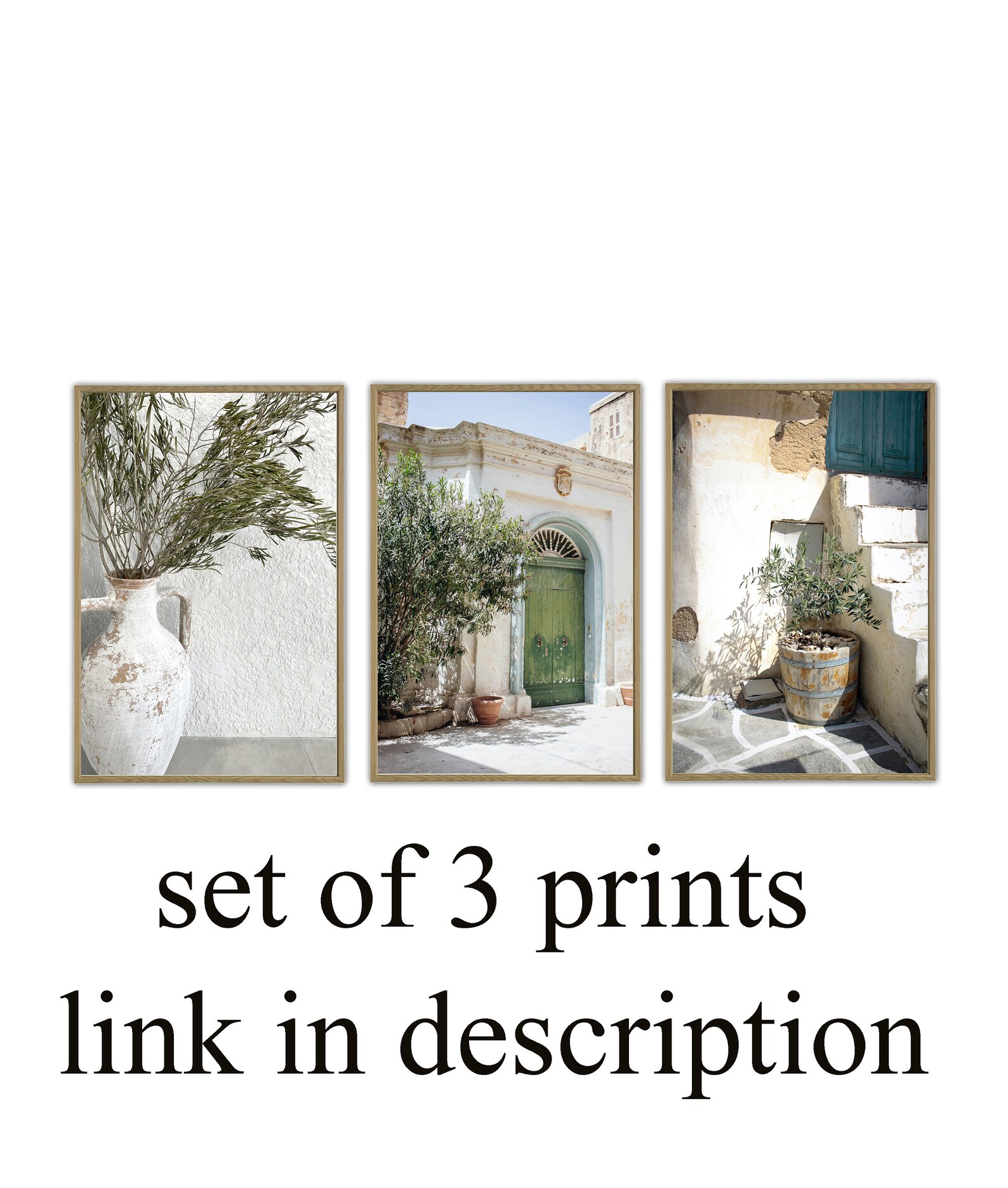 Italy Print Set of 6, Tuscany Print, Mediterranean Wall Art, Italian ...