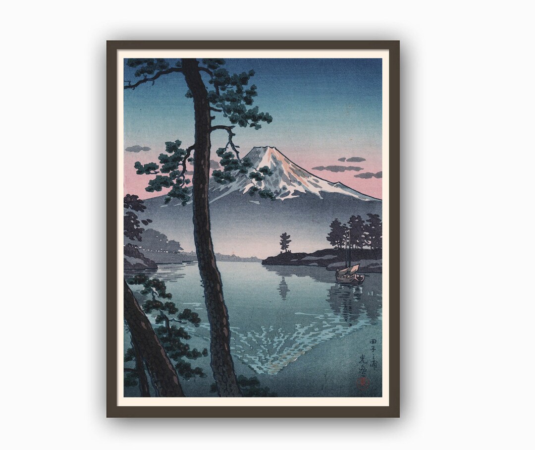 Japan Art, Tsuchiya Koitsu Print, Japanese Print, Fuji From Tago Bay ...