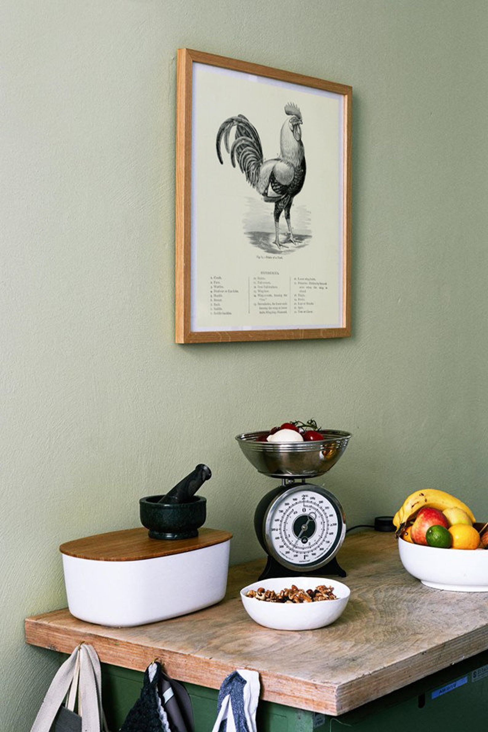 Rooster Bird Print Kitchen Wall Art Decor Farm House Decor - Etsy