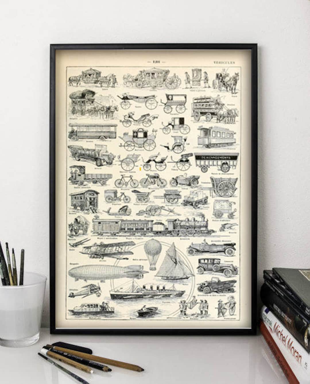 Vintage Transport Print, Vehicle Print, Vehicle Art, Wall Art Decor ...