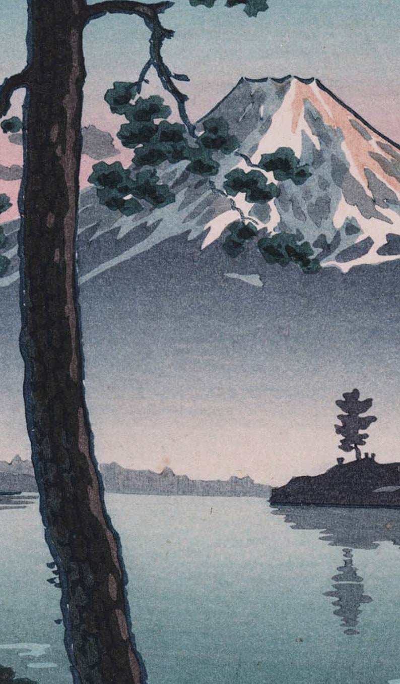 Japan Art, Tsuchiya Koitsu Print, Japanese Print, Fuji From Tago Bay ...