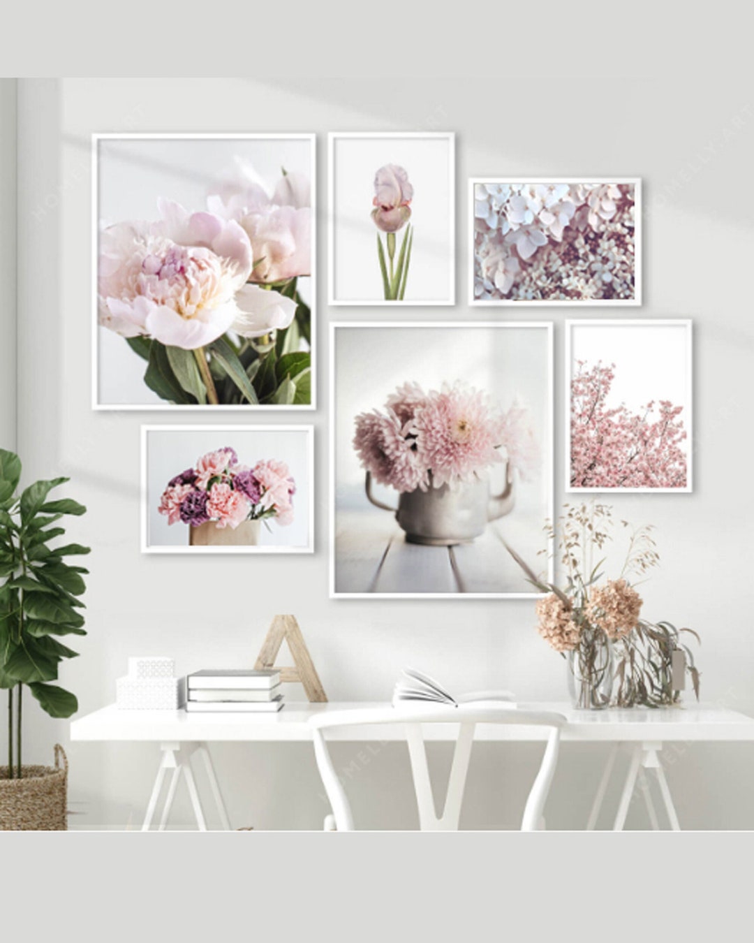 Flower Print Set, Flower Posters, Flower Gallery Wall, Flower ...