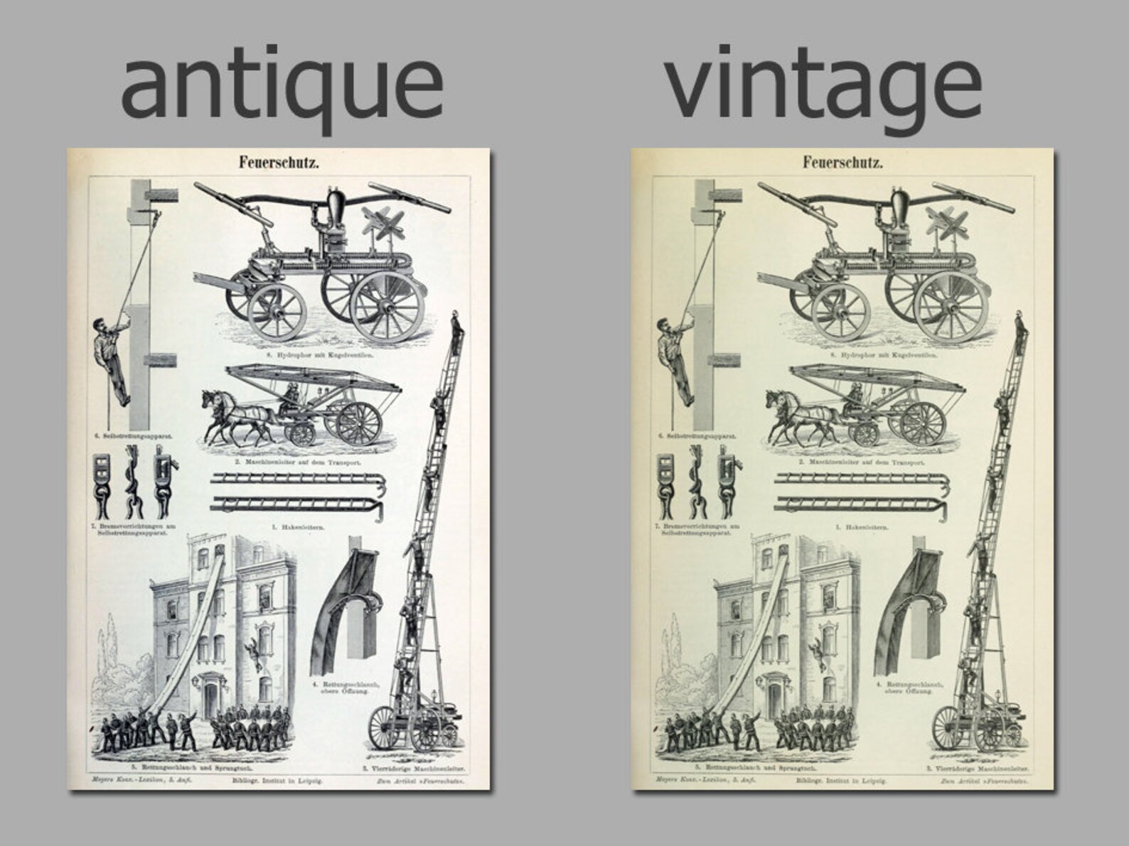 Vintage Firefighting Wall Art Print Firefighter Gift Idea - Etsy