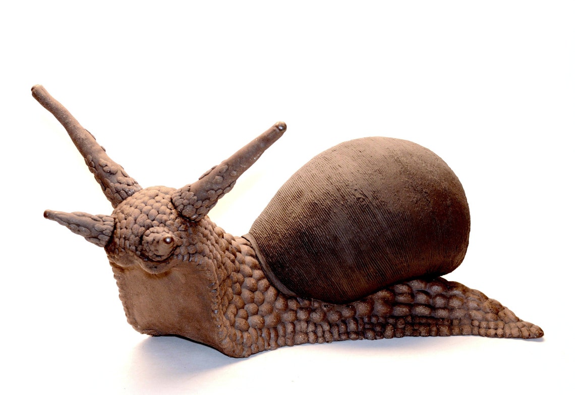 Escargot céramique géant / Sculpture escargot /Pièce unique | Etsy