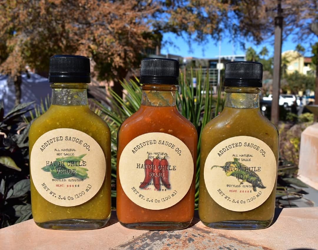 3.4oz - 3-pack - All-natural Hot Sauce - Etsy