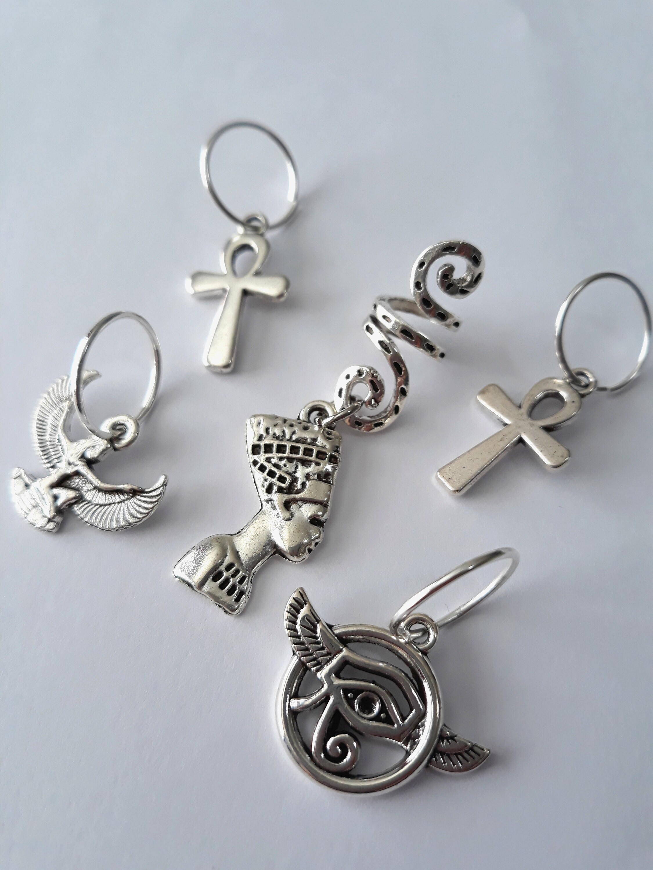 Egyptian 5 Piece Loc Jewelry Set Braid Beads Loc Coils - Etsy