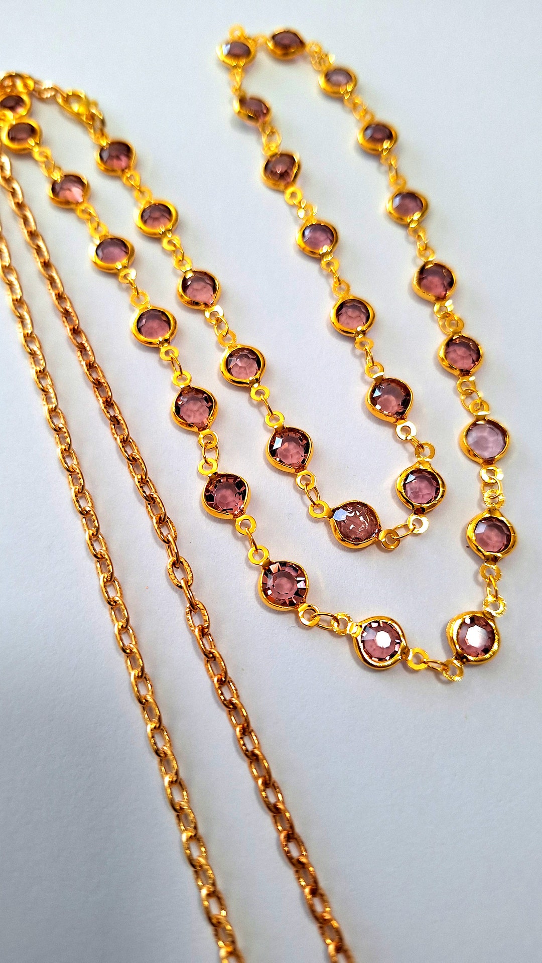 Plum Crystal Waist Chain, Waist Beads, Belly Chain, Waist Jewelry, Body ...