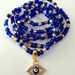 Crystal 'evil Eye' Waist Beads, Stretch, Protection Symbol, Weight Loss ...