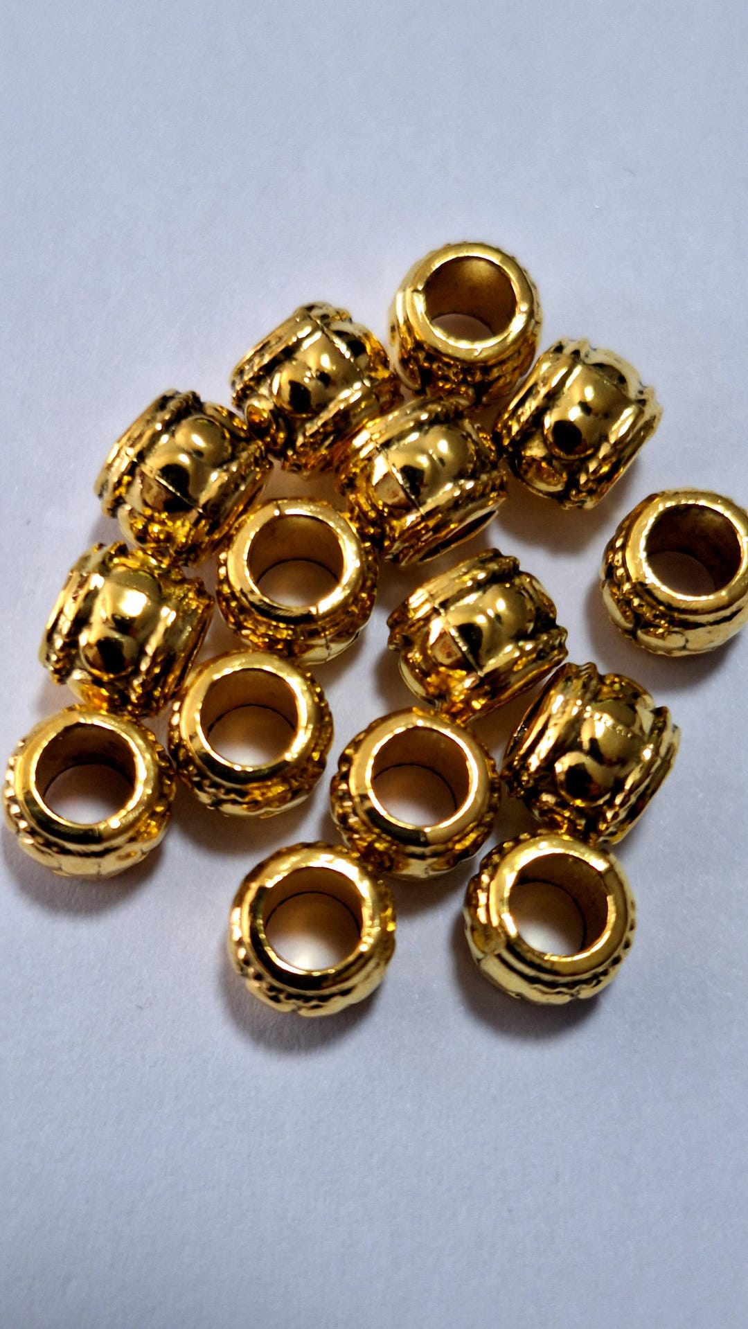 Set of 15 Sister Loc Beads, Micro Loc Beads, Craft Beads, 4mm Holes ...