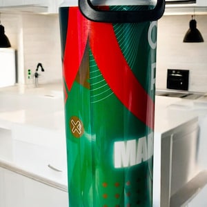 Custom Ronaldo CR7 Soccer Water Bottle: Personalized 22oz Tumbler - Etsy