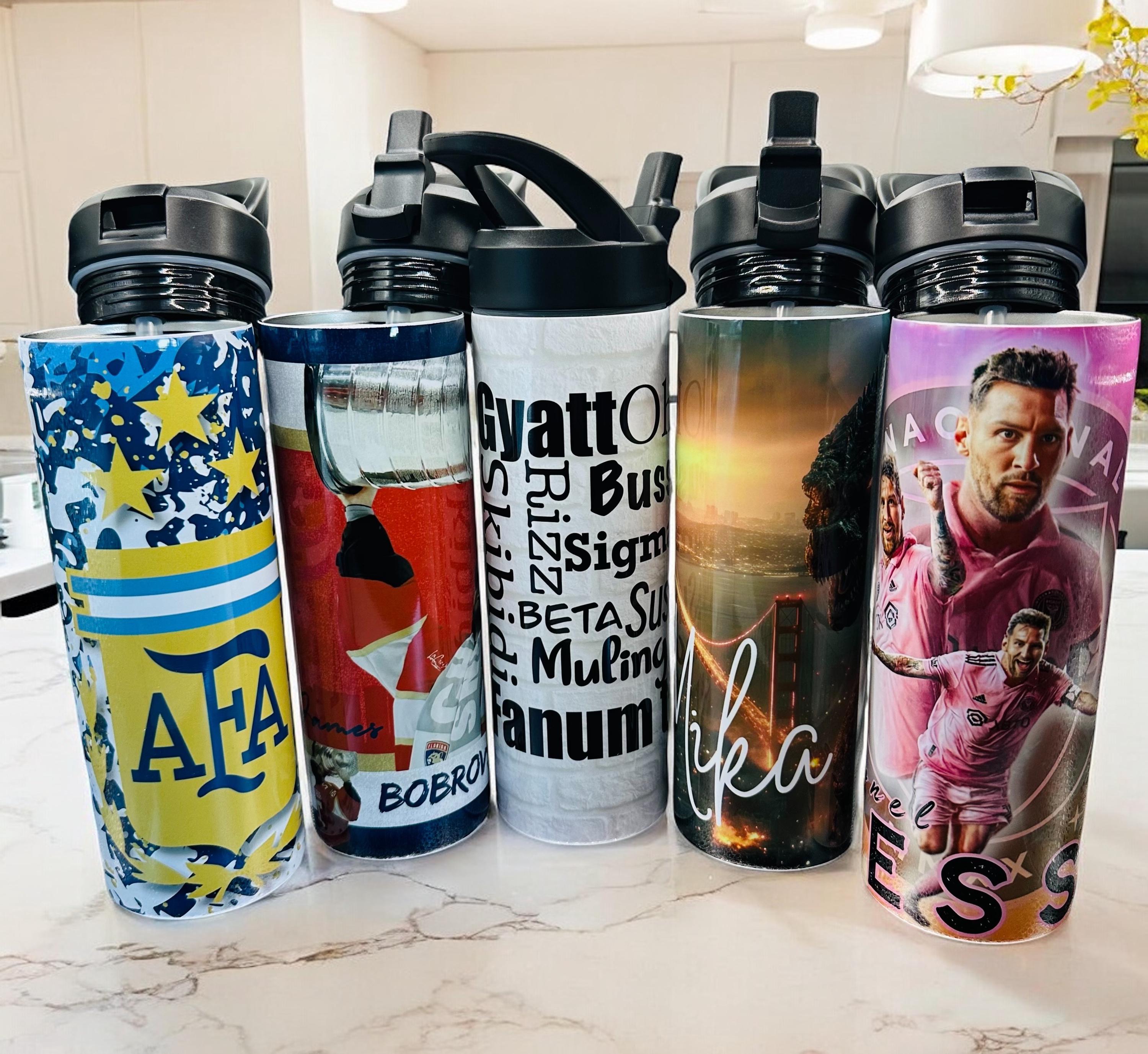 Personalized Messi Inter Miami Tumbler: 20oz Soccer Gift - Etsy