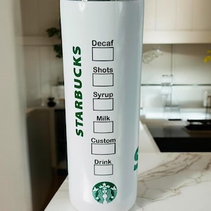Personalized Starbucks Logo Tumbler, Custom Name With Starbs, 20oz ...