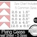 Flying Geese Cheat Sheet for QUILTERS - 2 Different Methods - 5 Common ...